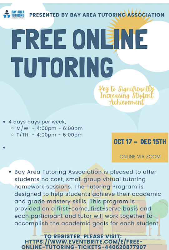 Free Online Tutoring - Bay Area Tutoring Association